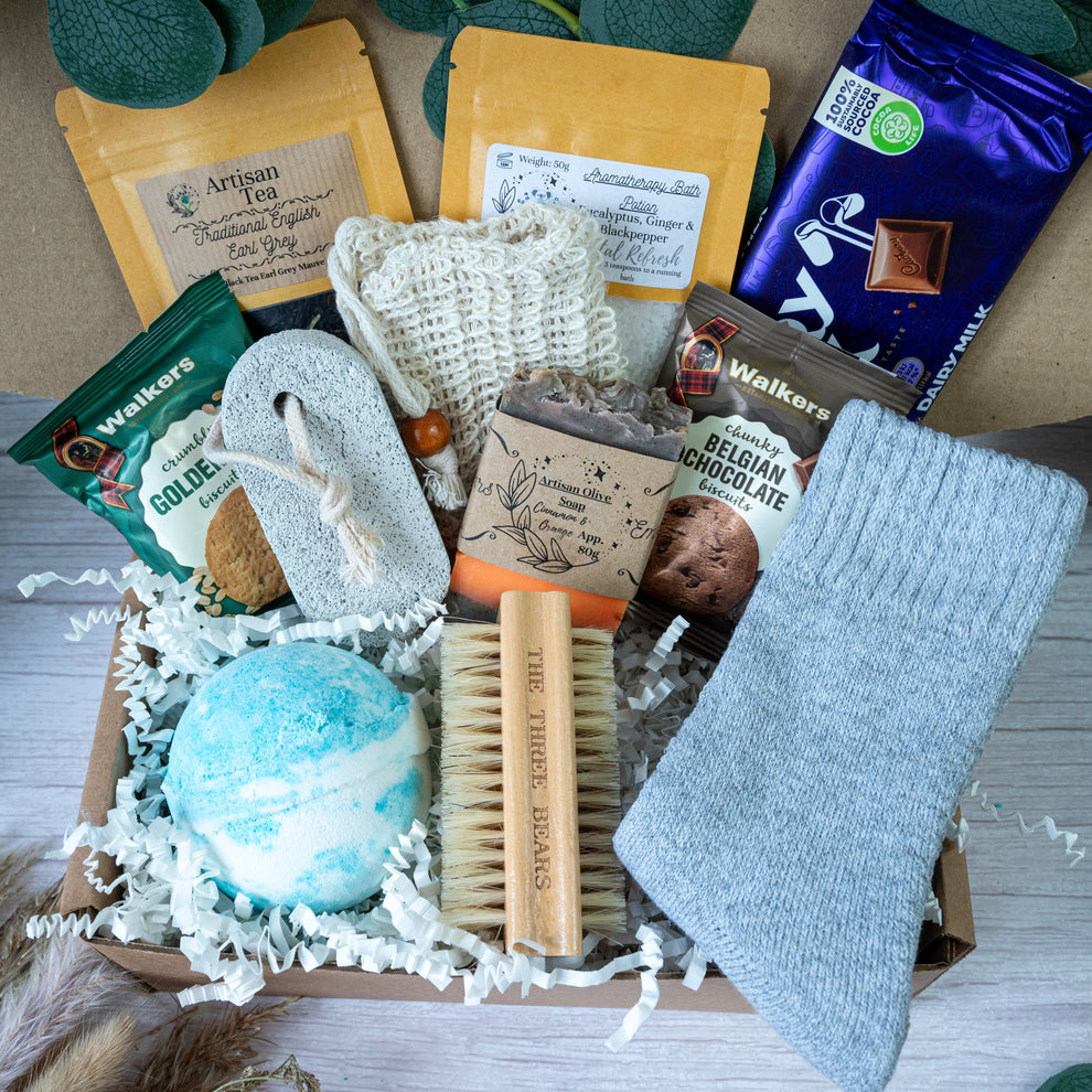Relax & Refuel Gift For Him | Hamper for Men | Three Bears Emporium
